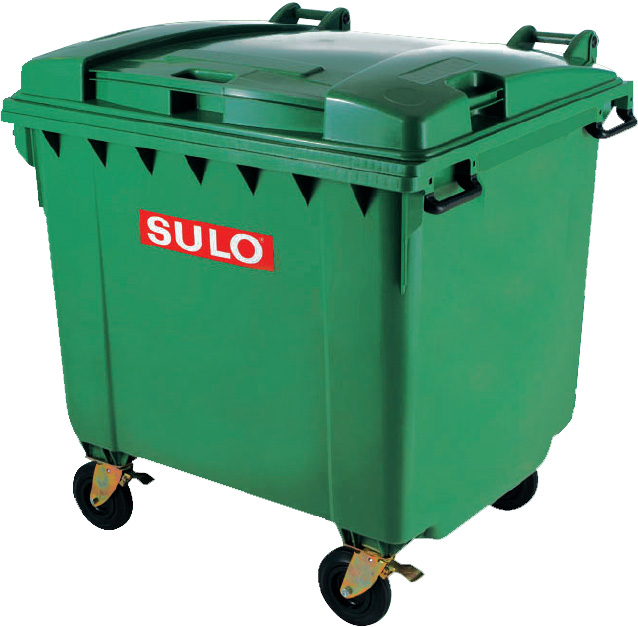 Thùng đựng rác 660L SULO - Bán thùng rác, y tế bệnh viện, gia đình ...