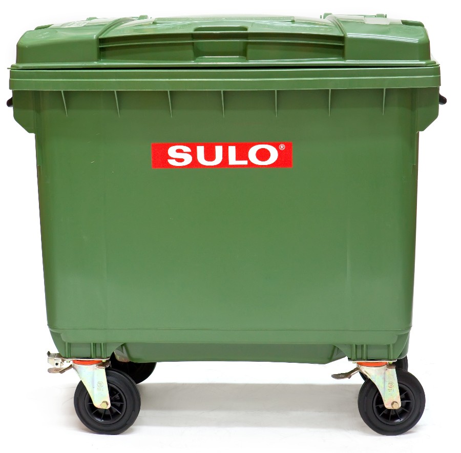 Thùng đựng rác SULO 1100L 4 bánh xe - Bán thùng rác, y tế bệnh viện ...