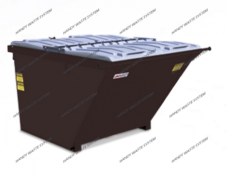 Container chứa rác thải công nghiệp 4 yard - Bán thùng rác, y tế bệnh ...